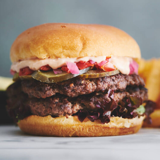 Square Burger menu er lavet af 100% friske råvarer - Square Burger