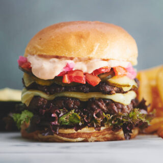 Square Burger menu er lavet af 100% friske råvarer - Square Burger